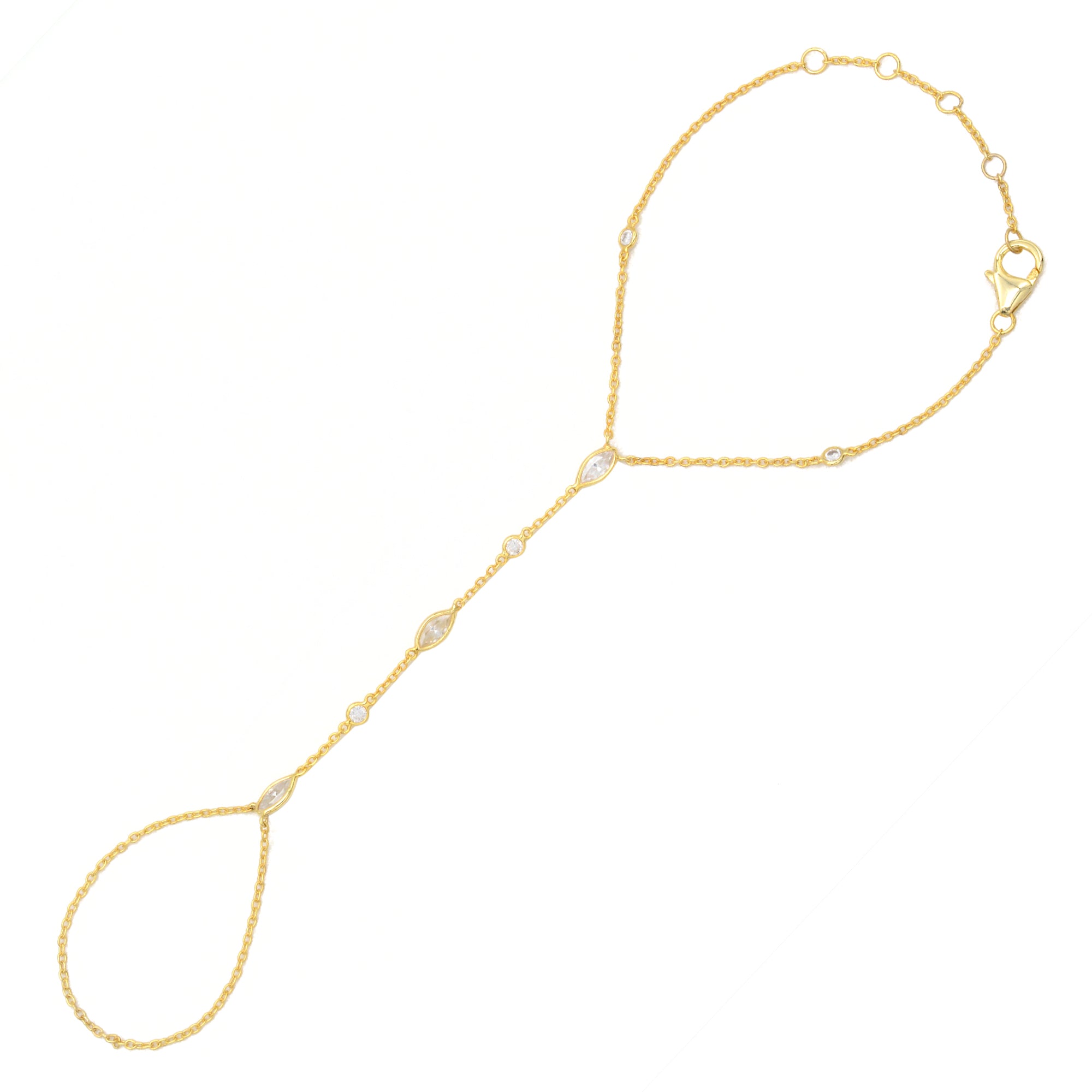 Classic Diamond Hand Chain